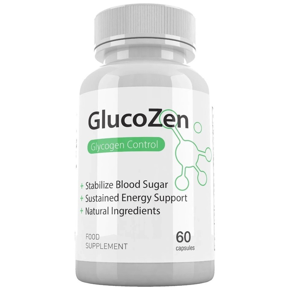 Glucozen 60 Capsules - Blood Sugar Support Supplement - Natural Glucose ...