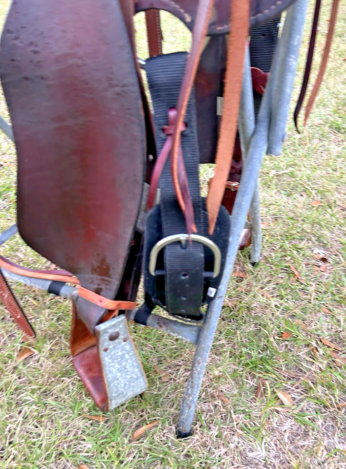 Circle A American Bear Trap Rancher Roping Saddle 16" Seat Western ...