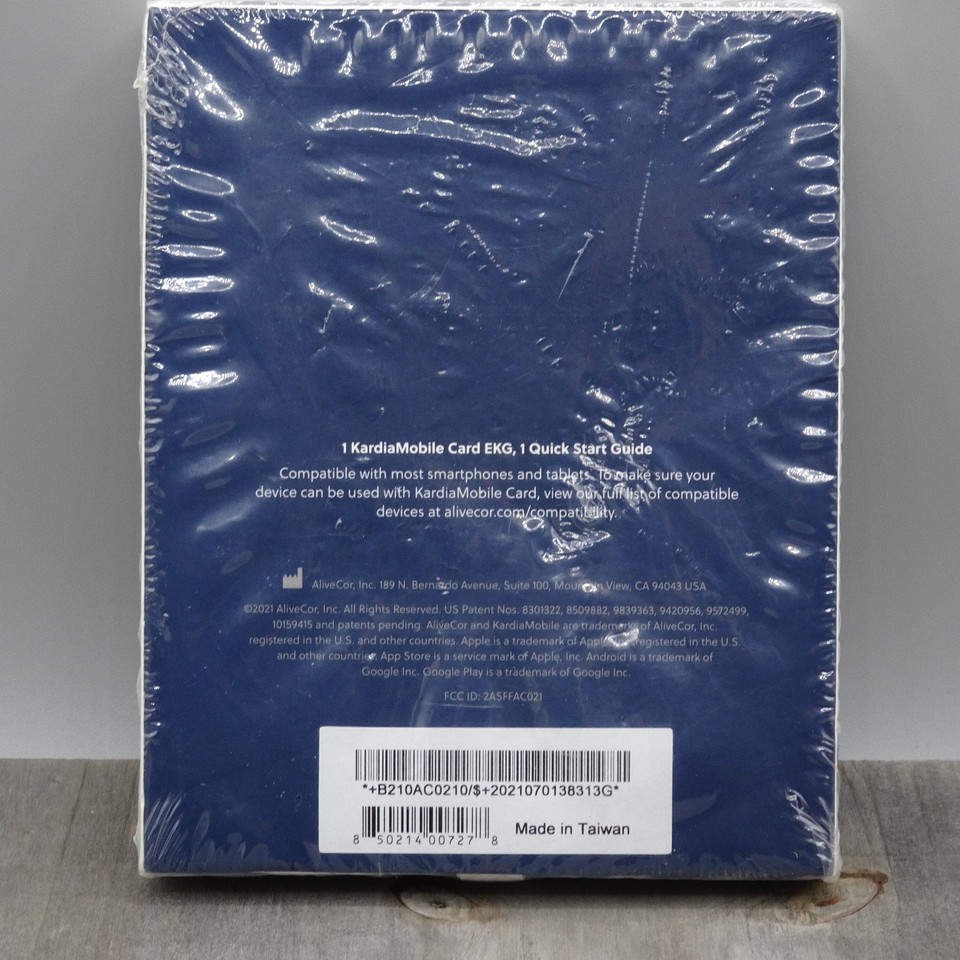 Kardia Mobile Card Wallet Personal EKG Device AC-201 KardiaMobile 1 ...