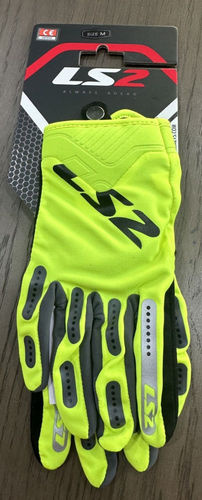 LS2 Bend Motocross Gloves Hi-Vis Yellow MEDIUM MG022-3663 | eBay
