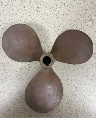 Propellers - Antique Brass Propeller Vintage Nautical Boat