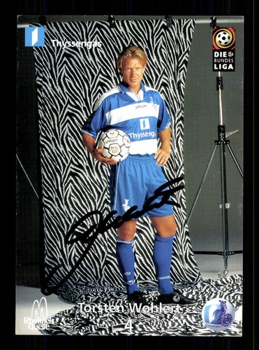 Torsten Wohlert Autogrammkarte MSV Duisburg 1999-00 Original Signiert ...