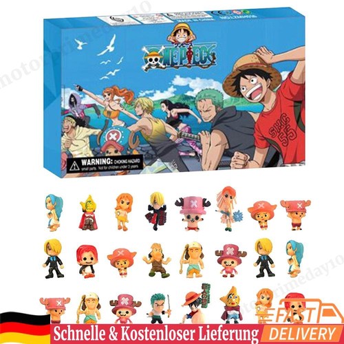 One Piece Christmas Advent Calendar Toy Comic Advent Resin Figure Toys ...