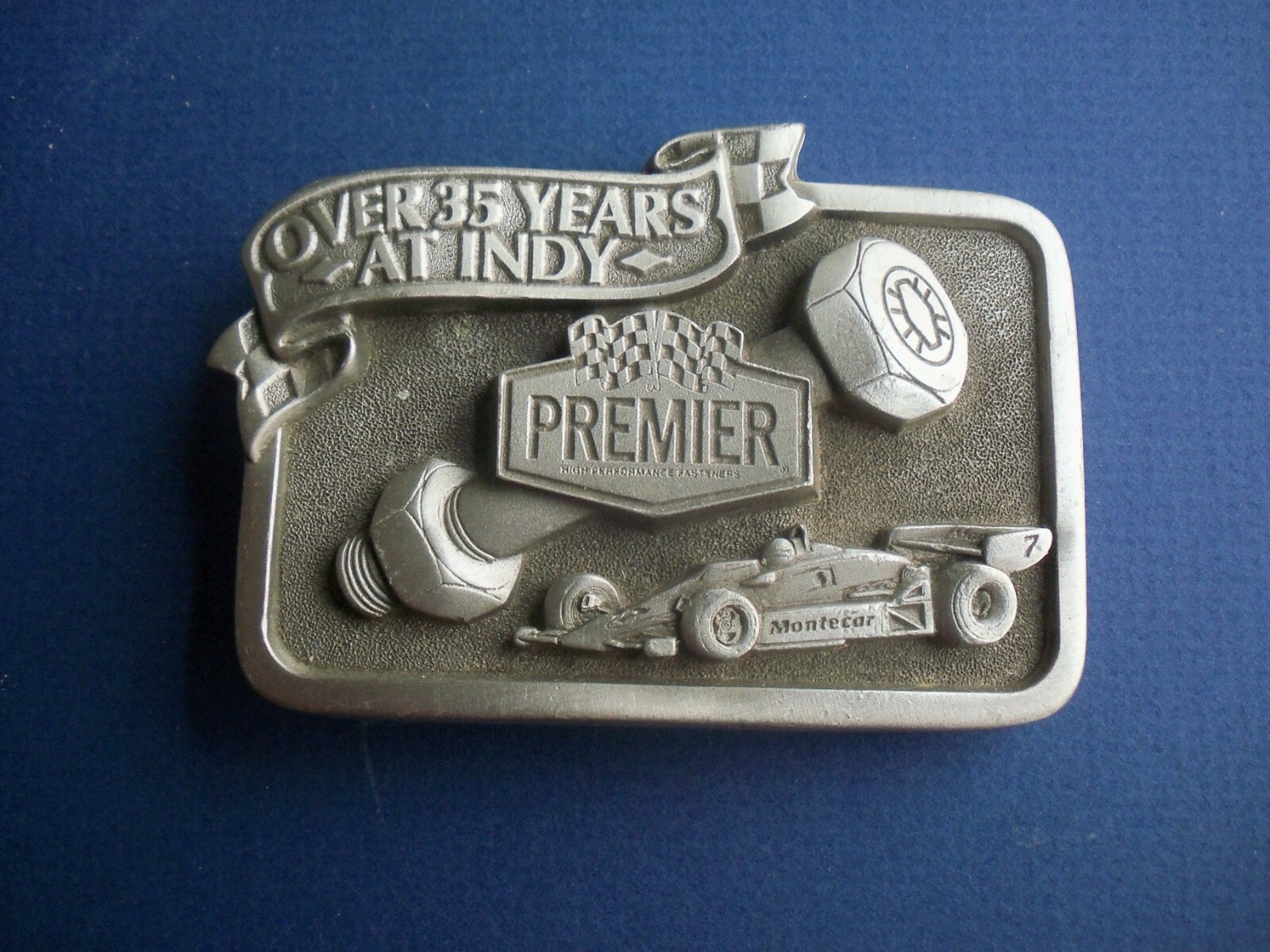 PREMIER INDUSTRIAL "OVER 35 YEARS AT INDY" Belt Buckl… - Gem