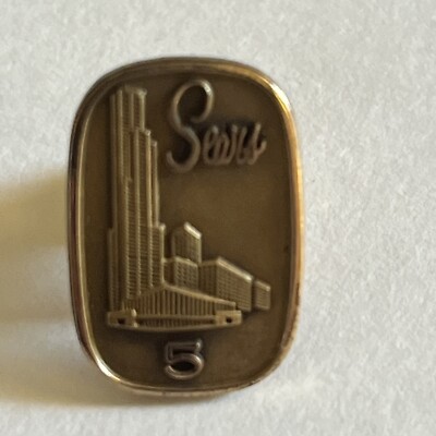 Vintage Sears Roebuck 5 Years Employee Service Pin 1/10 10k Gold | eBay
