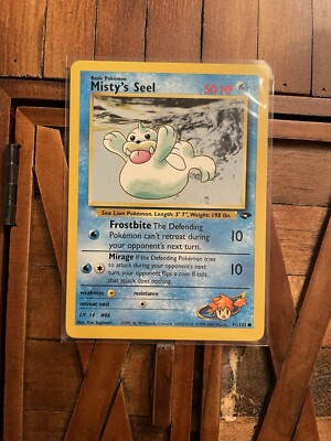 Misty's Seel Pokemon Gym Challenge 91/132 | eBay