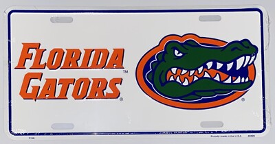 Florida Gators Embossed License Plate | eBay