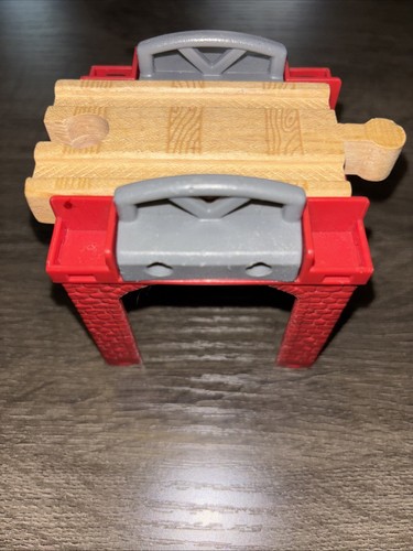 Square Stackable Red Brick Riser Train Track Support Thomas Brio Wooden ...