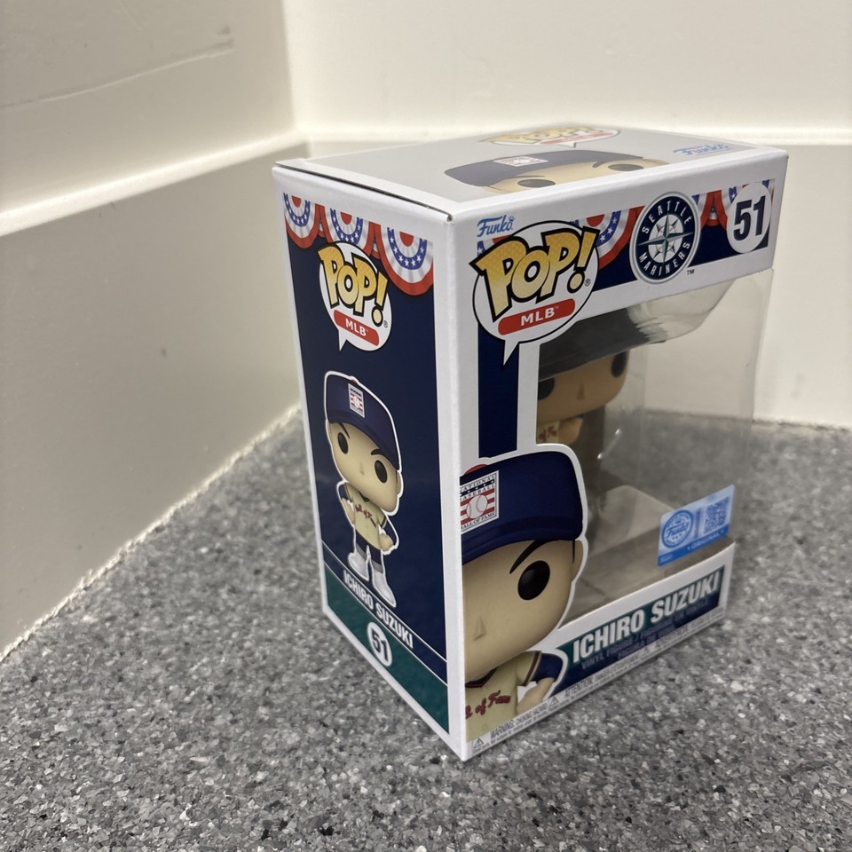 Ichiro Suzuki Seattle Mariners Hall of Fame Funko Pop HOF SGA T-Mobile ...