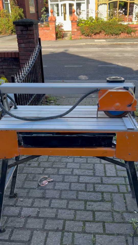 vitrex electric wet diamond tile cutter table top saw | eBay UK