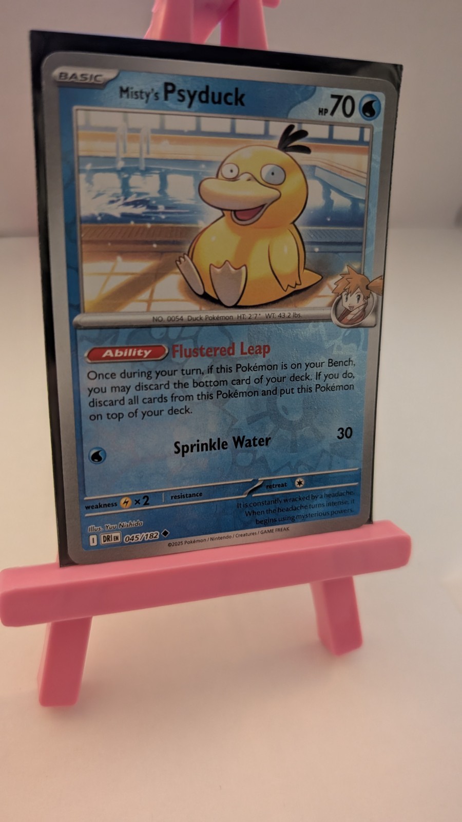 045/182 Misty's Psyduck Reverse Holo Destined Rivals Pokemon | eBay