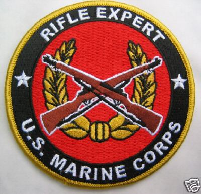 USMC US MARINE CORPS RIFLE EXPERT PATCH MEDAL BADGE | eBay