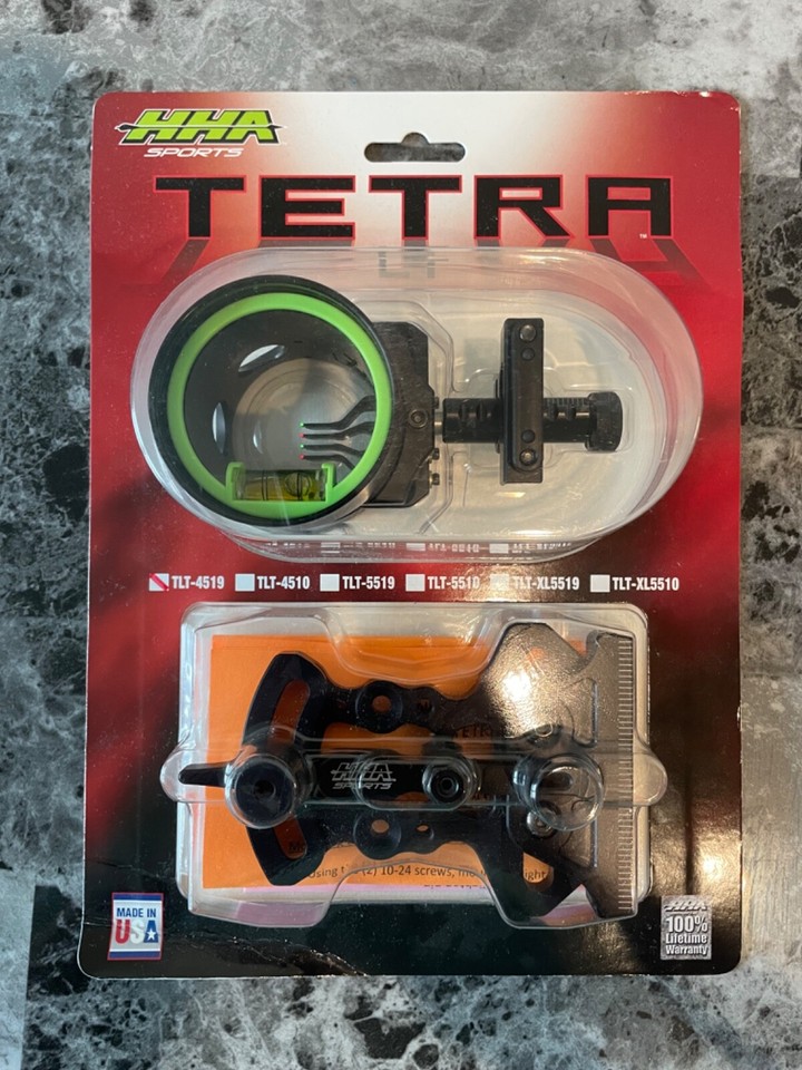 NEW 2023 HHA - TETRA LT 4519 w/.019 - 4 pin - 1.75" Scope Bow Hunting ...