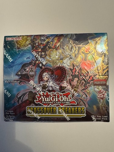 YuGiOh Crossover Breakers Booster Box 1st Ed. Factory Sealed 24 Packs ...