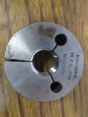 Go Thread Ring Gage 3/4"-18 NS-3 | eBay