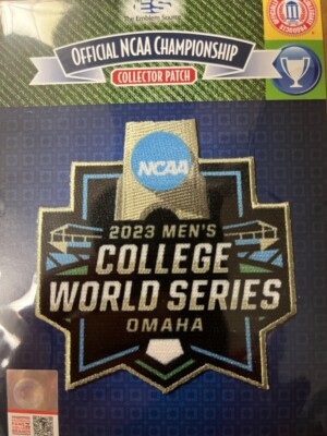2023 NCAA MENS COLLEGE WORLD SERIES JERSEY PATCH CWS LSU CHAMPIONS ...