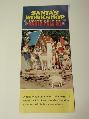 Vintage Santa’s Workshop North Pole NY Travel Brochure | eBay