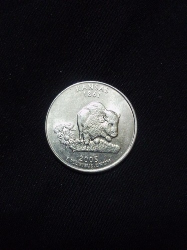2005-P Kansas Quarter Detached Leg .Error Coin ANACS MS-65-Top Pop Rare ...