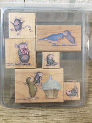 STAMPABILITIES "House Mouse" Set of 6 Stamps | eBay