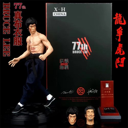 Bruce Lee 77th Anniversary Edition Enter The Dragon Three-headed Statue ...