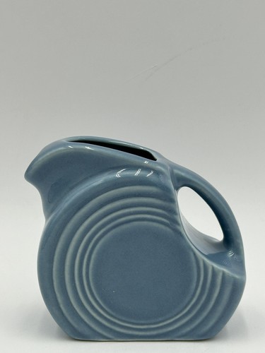 MINI Fiesta BLUE Disk Pitcher Fiestaware HLC 5oz | eBay