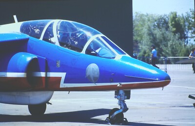 Aviation diapositive - colour slide -Dassault Breguet Alpha Jet- Patr ...