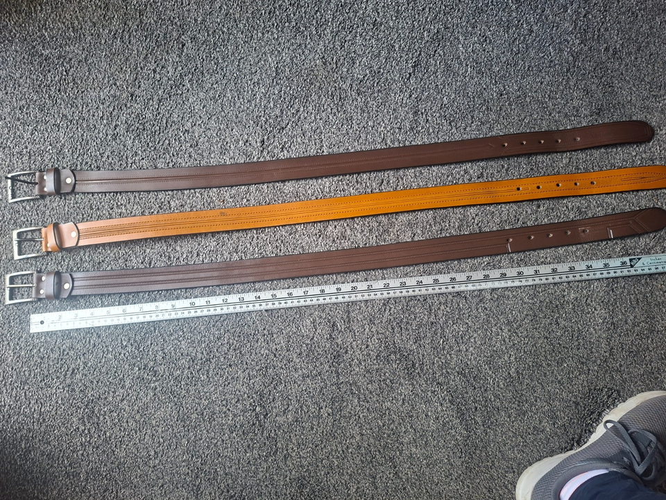 3 x Mens Leather belts | eBay UK