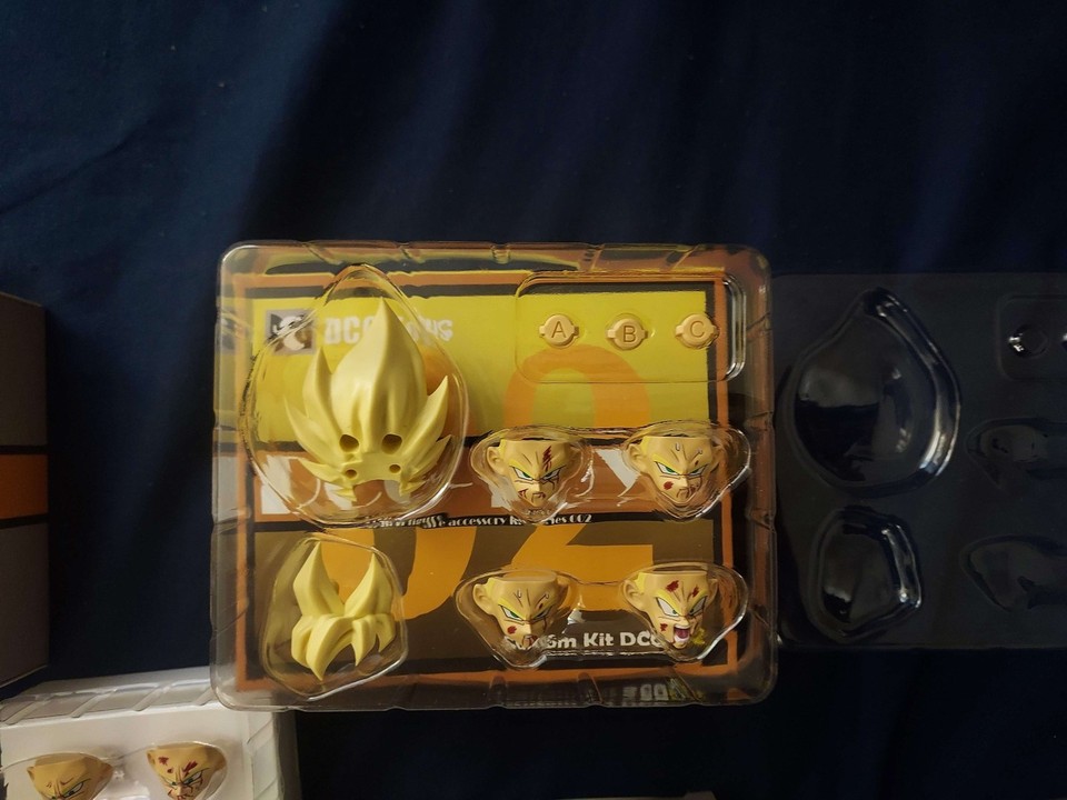 SH Figuarts DCG Toys Custom Son Goku Head sculpts 001 002 003 004 pack ...