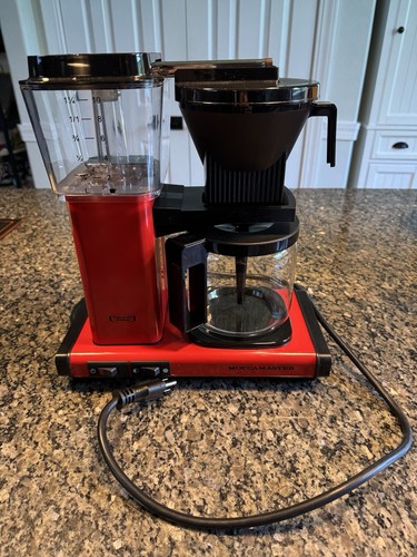 Used Red Technivorm Moccamaster 59636 KBG Coffee Brewer | eBay