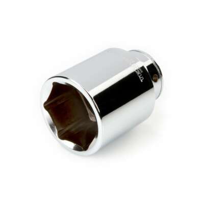 TEKTON 50 mm Socket Chrome-Plated Steel Deep-Length 3/4 in. Drive x 6 ...