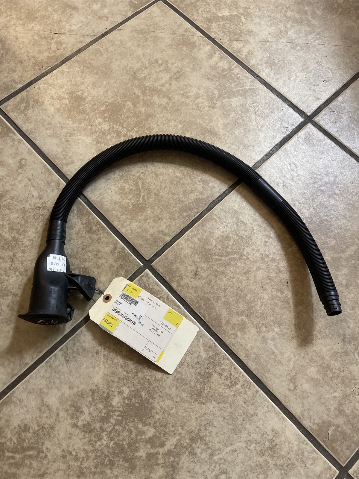 BMW 5 E39 Windshield Washer Filler Pipe 61607038436 OEM for sale online ...