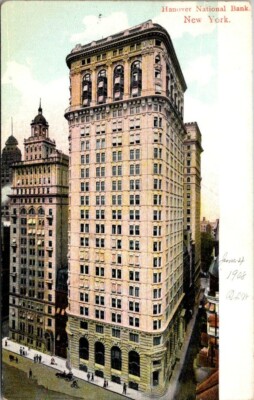 Postcard Hanover National Bank New York | eBay