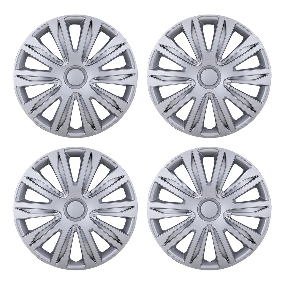 14" 15" 16" Set of 4 Wheel Hub Covers Snap On Full Hub Caps Tire ...