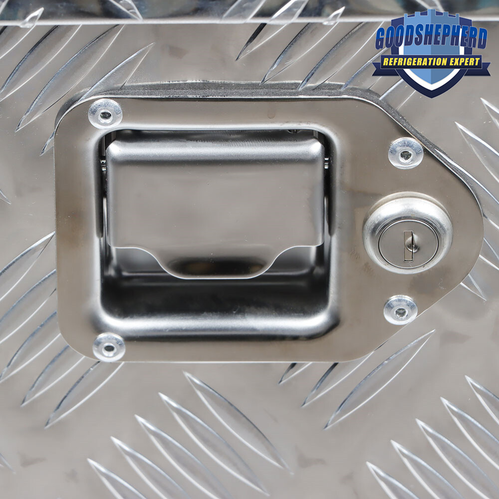 29" Silver Tongue Heavy Duty Aluminum Tool Box Truck Storage Trunk ...