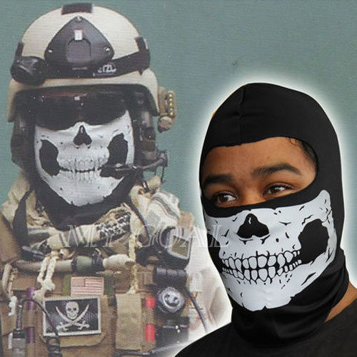 Bike Mask Skull Balaclava or Scarf Hood Warm Winter Ski Full Face BMX ...