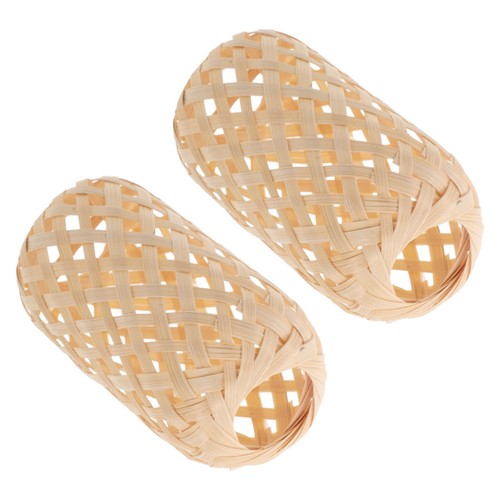 2 Pcs Diy Painting Ideas Bamboo Hanging Lamp Pendant Light Bulb ...