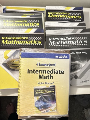 Abeka Intermediate Mathematics- SEALED Workbook, Teacher Guides ...