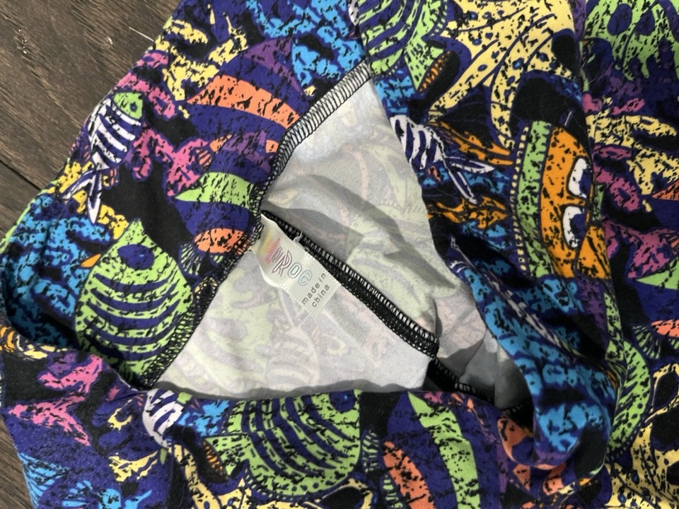 Lularoe OS Leggings - Blue Fish Underwater Sea | eBay