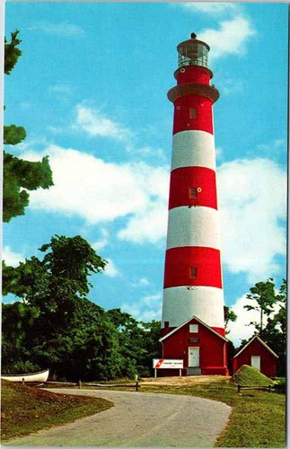 Postcard LIGHTHOUSE SCENE State of Virginia VA AN0732 | eBay