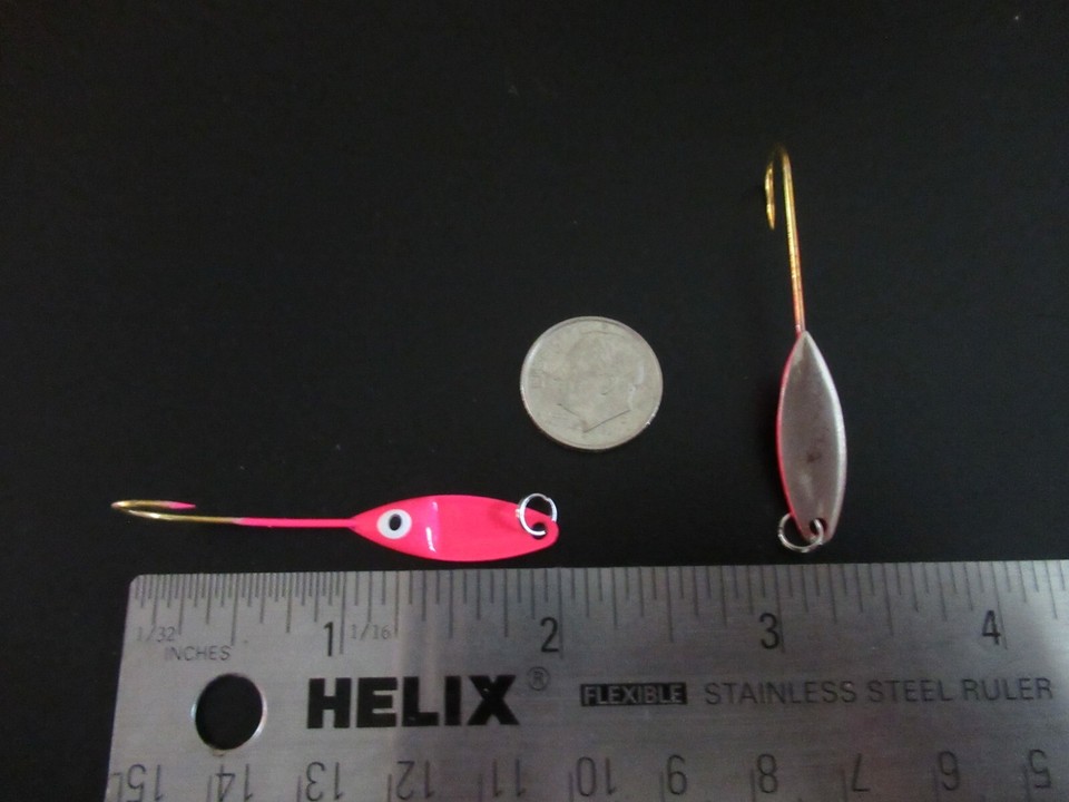 SHAD GRABBERS FLUTTER SPOON WILLOW LEAF SZ 1 BLADE CHOOSE COLOR / QTY ...