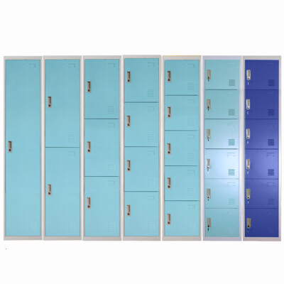 Work Locker 1,2,3,4,5,6Door Metal Lockable School Office Gym Staff ...