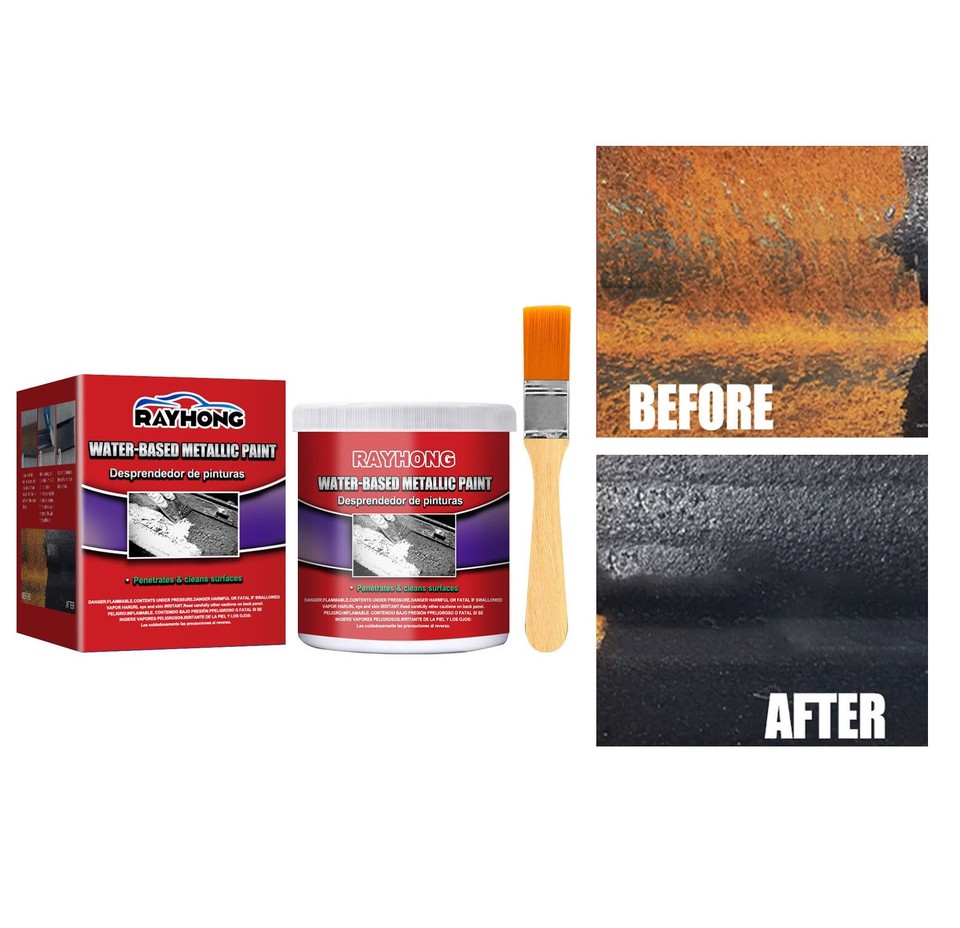 3× Car Anti-Rust Chassis Rust Converter Water-Based Primer Metal Rust ...