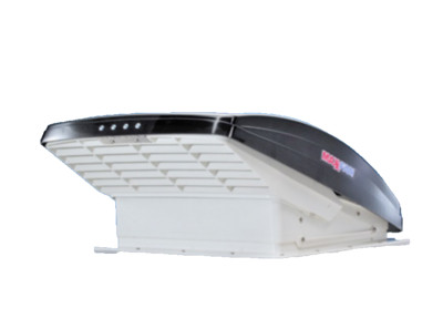 7500K MaxxAir/MaxxFan RV Ventilator Smoke With Thermostat/Rain Shield ...