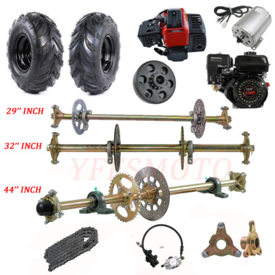 GoKart Rear Live Axle Kit 49cc Engine 1800W Motor fr ATV Quad Trike ...