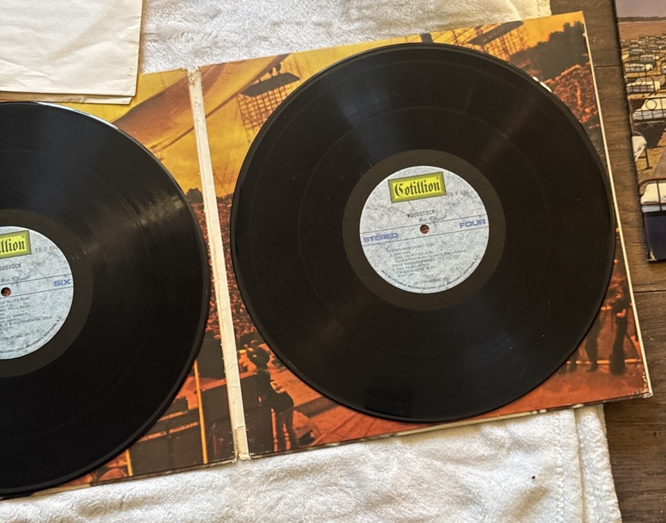 Woodstock 3 Record Set Original 1970/ Woodstock 2 Record Set Original ...
