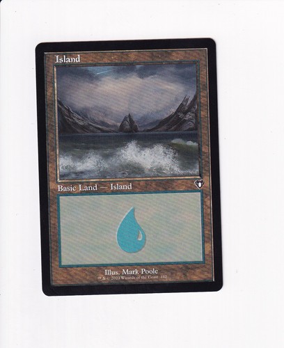2023 MTG MAGIC THE GATHERING COMMANDER MASTERS RETRO FRAME ISLAND 442 ...