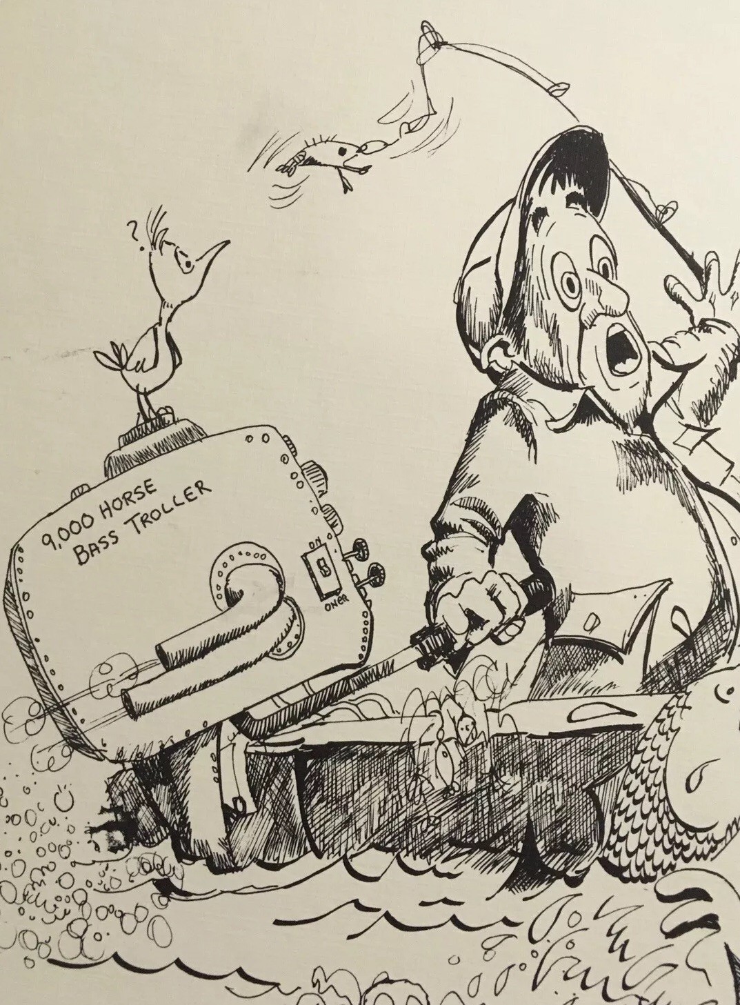 RARE Jim Snook Artist 3 Vintage Cartoon Prints Estate Find 1979 1983 ...