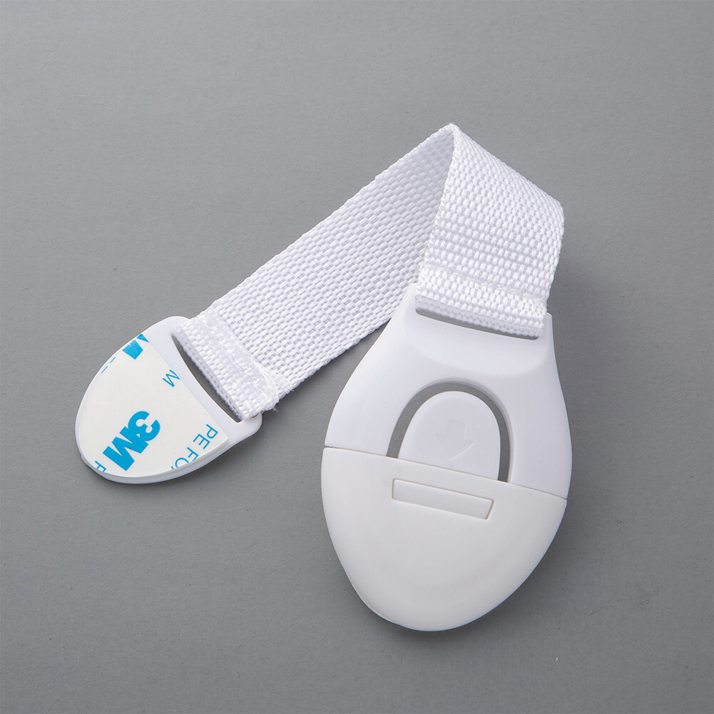 Child Safety Strap Locks Adhesive Drawer Lock for Kids Babies Safety ...