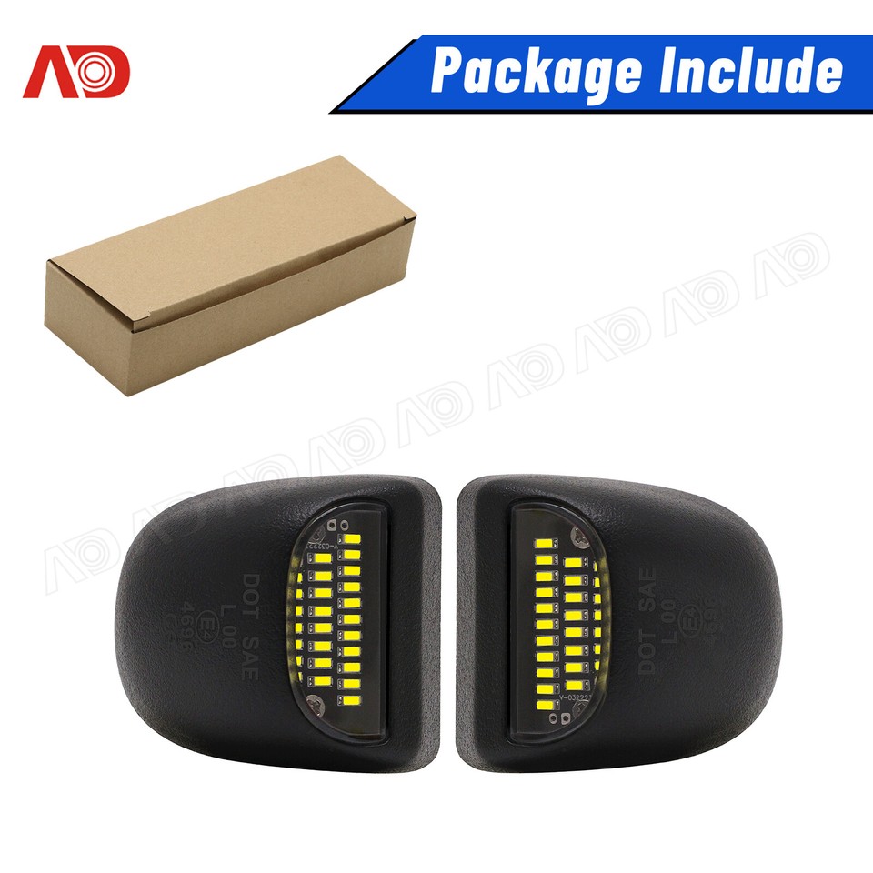 LED License Plate Light for GMC Yukon Sierra 1500 2500 Chevy Tahoe ...