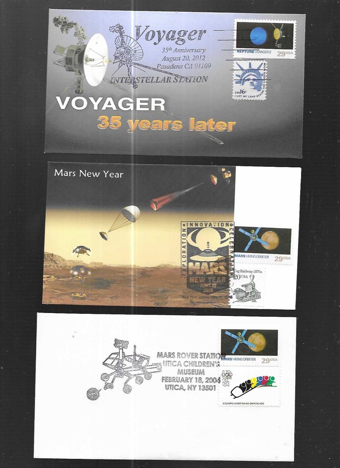 US SPACE EVENT COVERS WITH 1991 PLANETS STAMPS LOT OF 12 | eBay